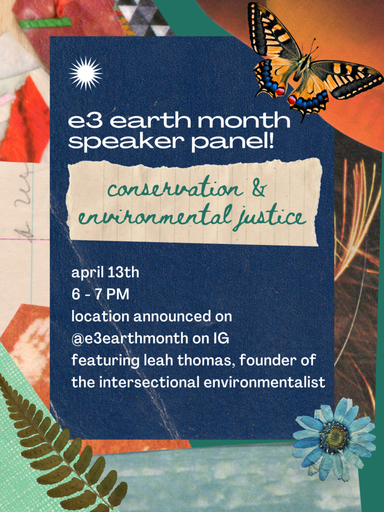 Speaker panel on Conservation and Environmental Justice