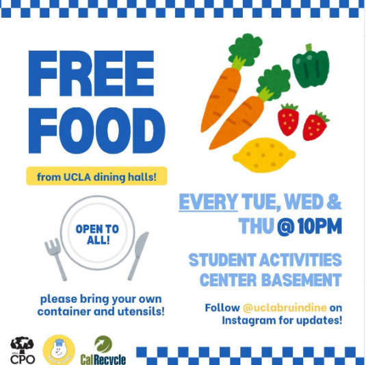 Free Food from the UCLA Dining Halls